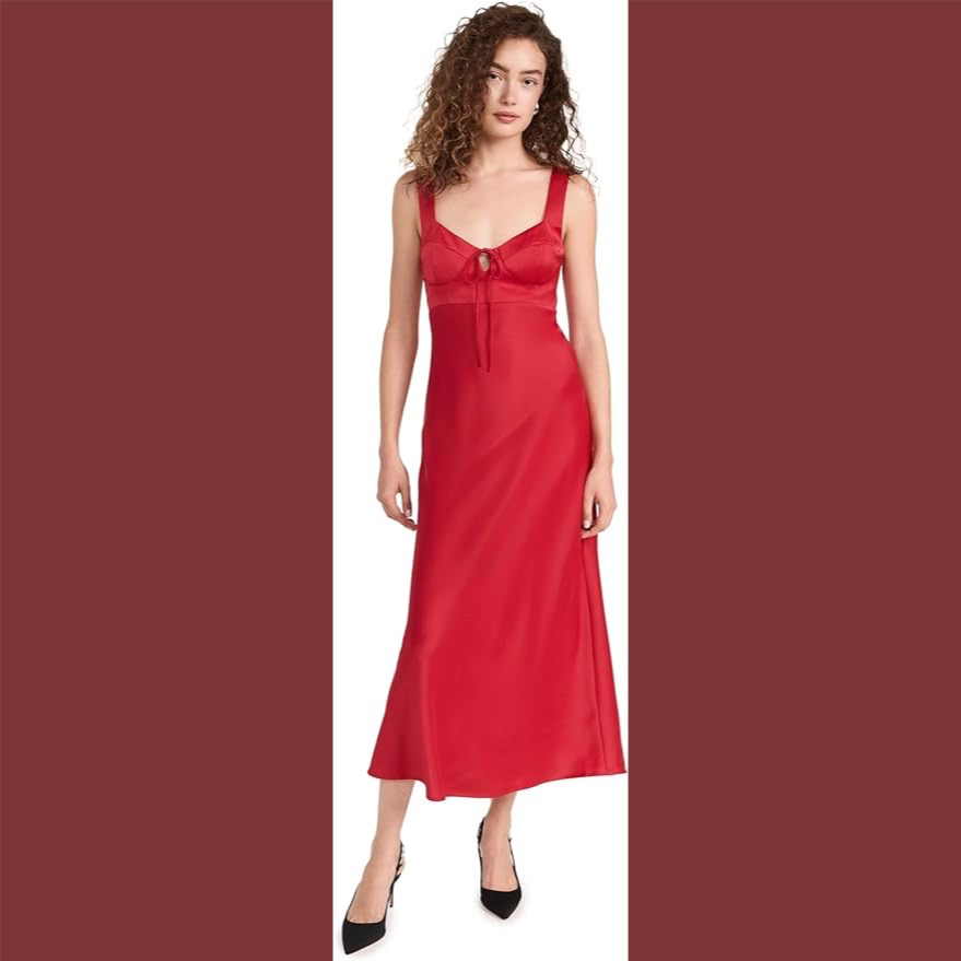 Wayf Cupped Midi Dress | Shopper.com